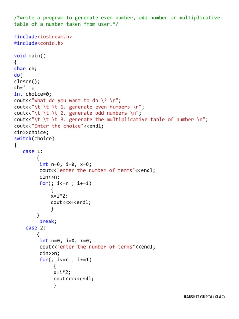 Loop Programs | PDF | Ring Theory | Elementary Mathematics