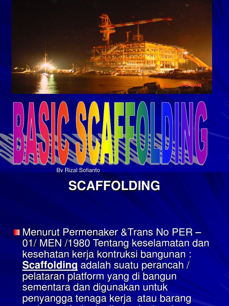 Basic Scaffolding | PDF