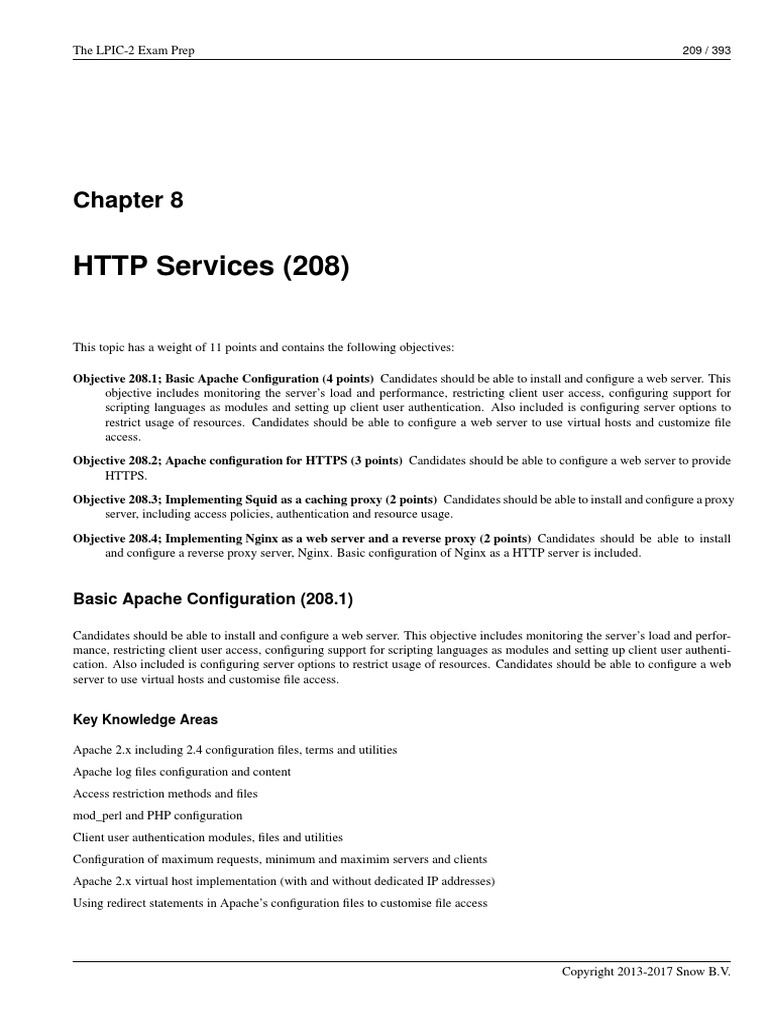 The LPIC-2 Exam Prep | PDF | Php | Apache Http Server