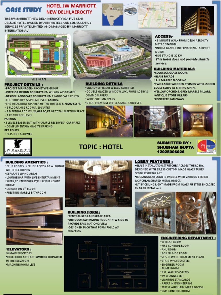 Hotel Case Study | PDF | Hotel | Building Engineering