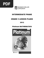 Platinum Mathematics Grade 6 Lesson Plans | PDF | Fraction (Mathematics ...