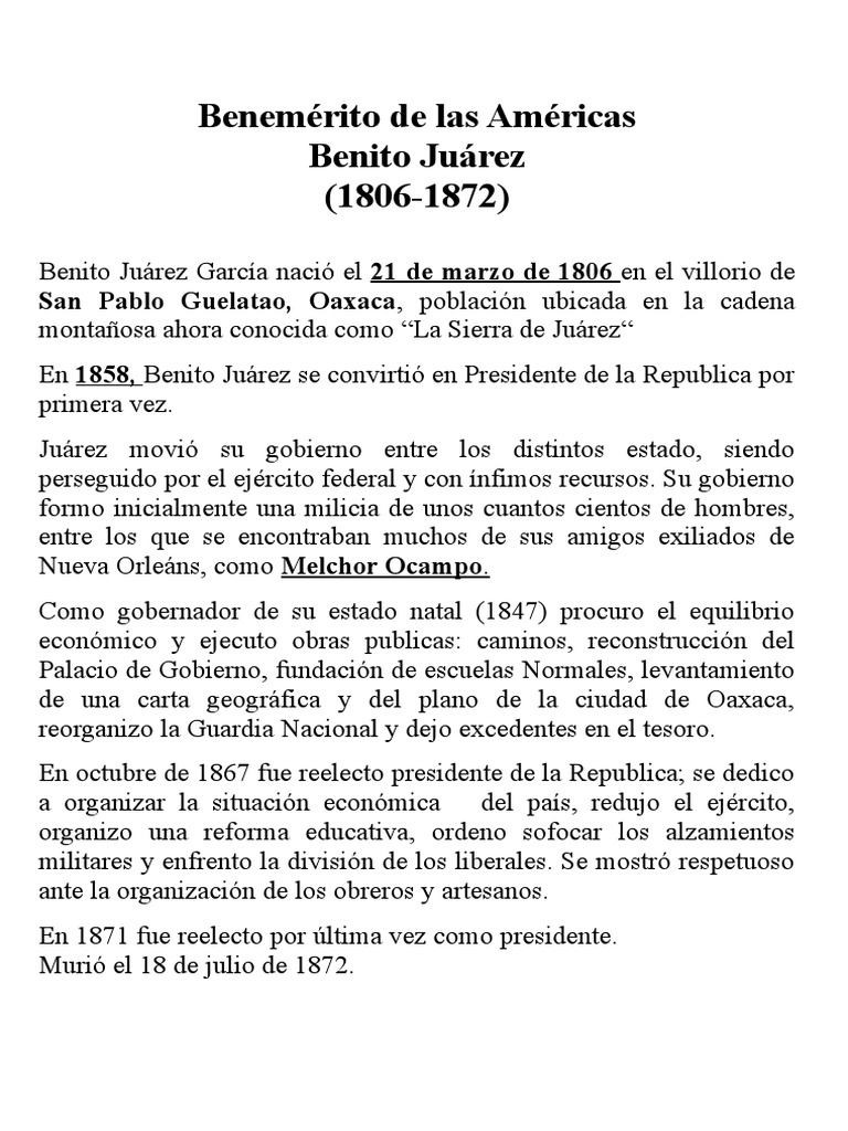 Benemerito De Las Americas Pdf