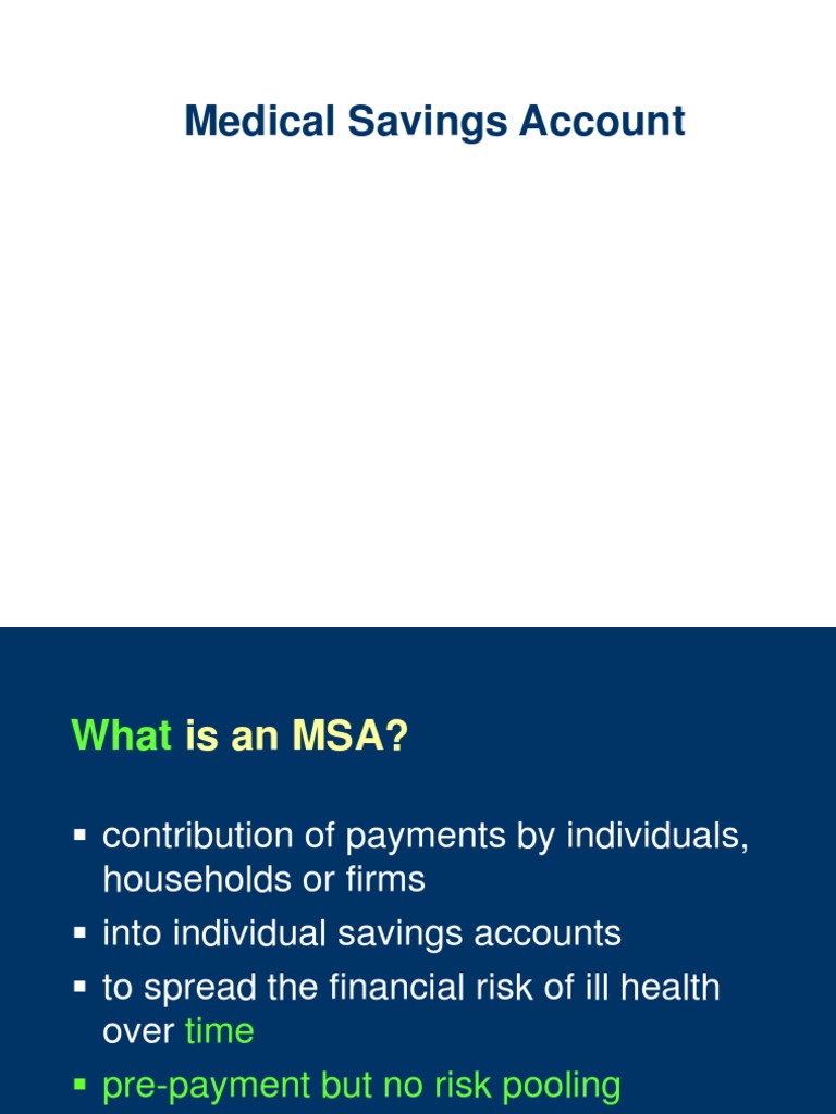 MSA Presentation | PDF | Insurance | Taxes