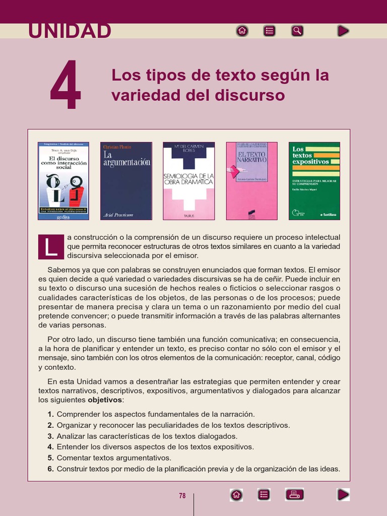 4 - Los Tipos de Texto Según La Variedad Del Discurso | PDF | Narrativa ...