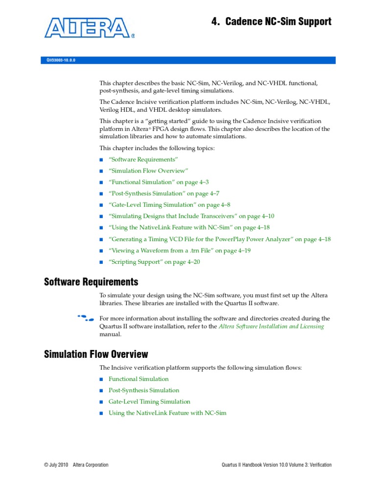 Ncsim Support | PDF | Hardware Description Language | Vhdl
