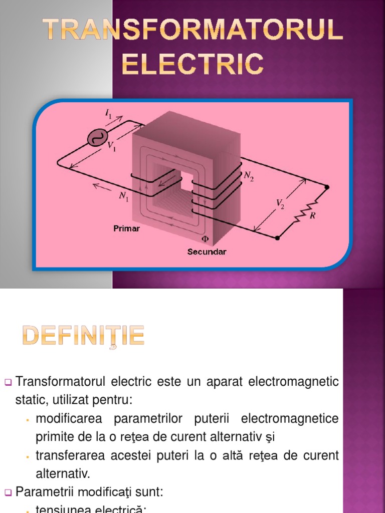 Transformatorul Electric | PDF