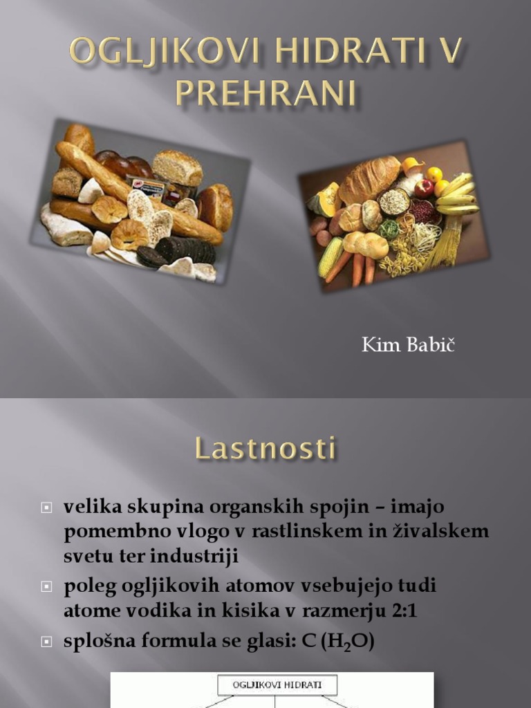 Ogljikovi Hidrati V Prehrani | PDF