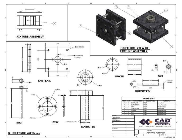 33 Fixture Assembly Final | PDF | Steel | Economic Sectors