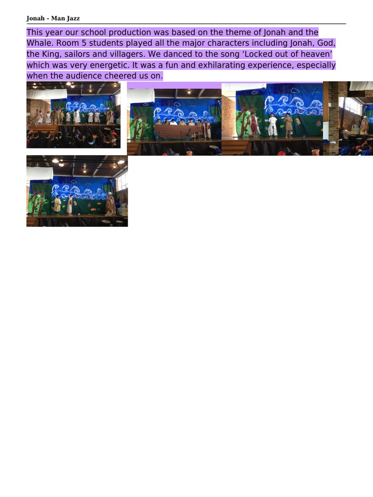 Jonah Man Jazz | PDF