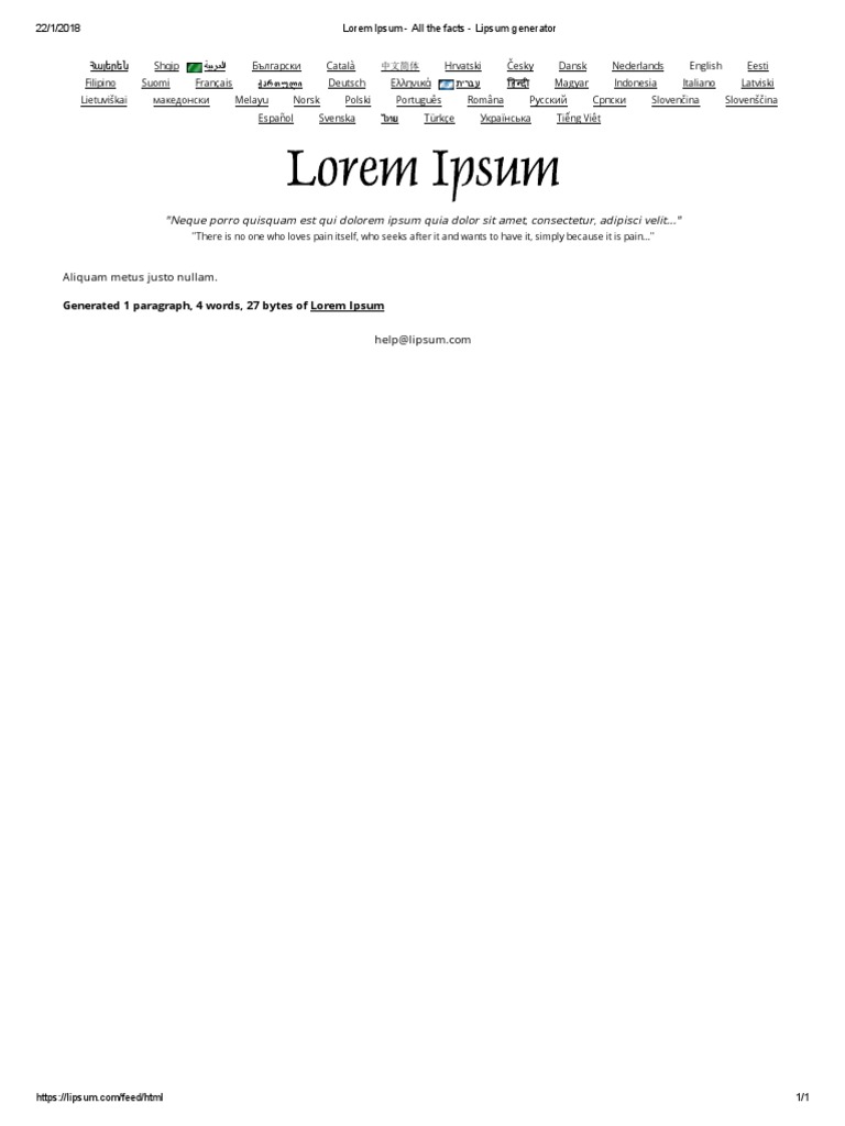 Lorem Ipsum | PDF