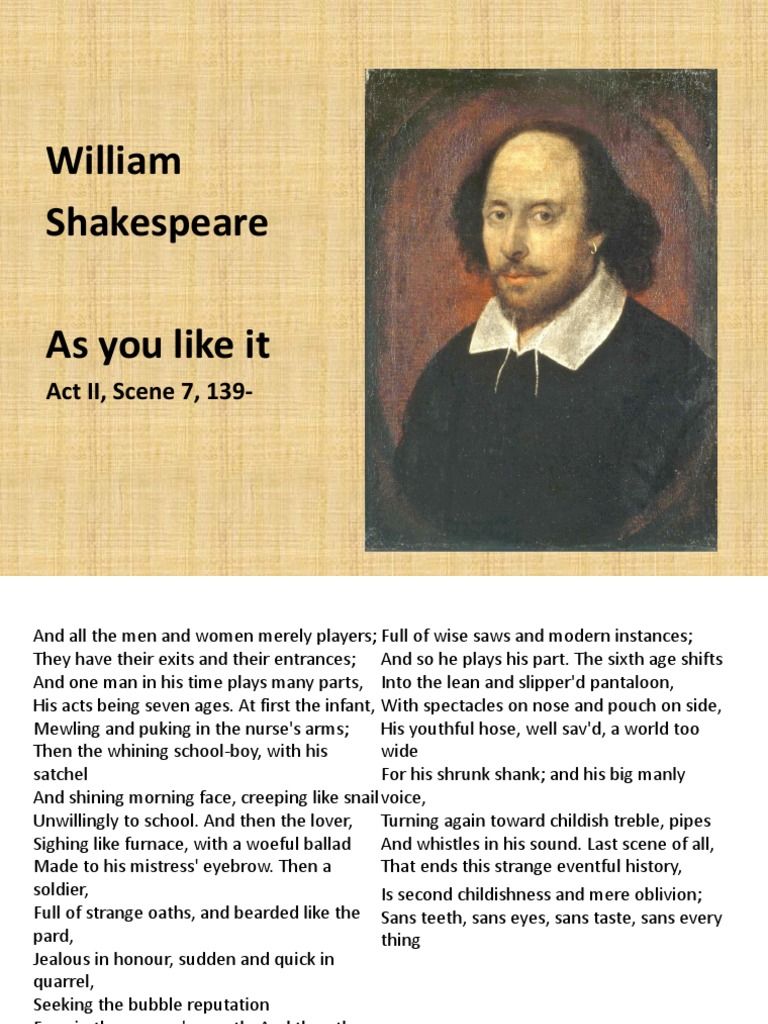 Shakespeare's Seven Ages of Man Explained | PDF