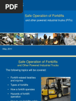 Forklift Operator Evaluation Form | PDF | Forklift | Manufactured Goods
