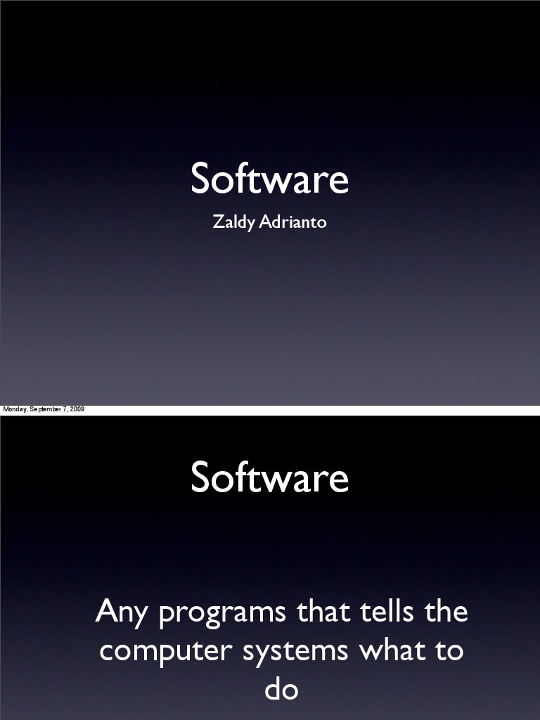 Software: Zaldy Adrianto | Download Free PDF | Operating System | Macintosh
