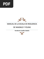 Escala de Resiliencia Wagnild y Young (Manual) | PDF | Validez (Estadísticas) | Las emociones