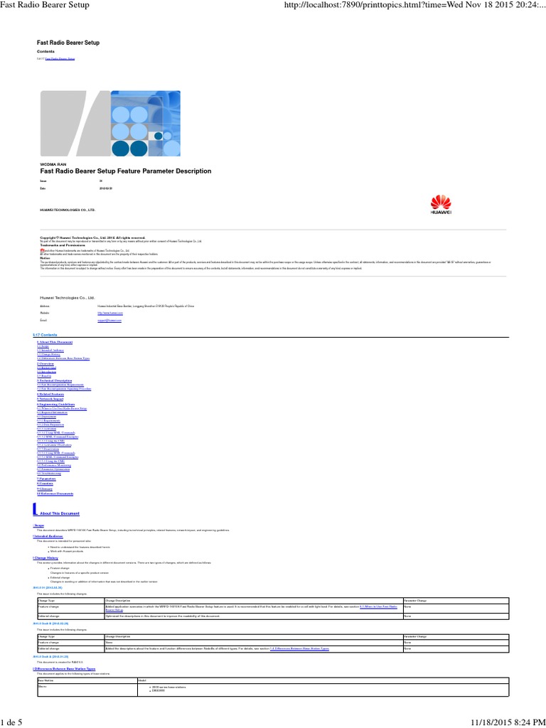 Fast Radio Bearer Setup PDF | PDF | High Speed Packet Access ...