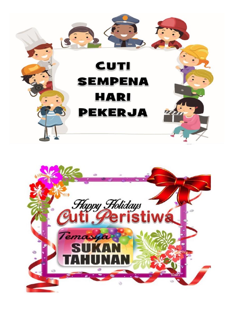 Border Cuti Sekolah | PDF