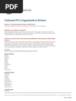 Official FFA Opening and Closing Ceremonies Script | PDF