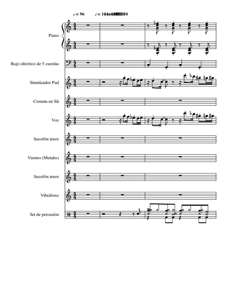 Flamazo Navideño PARTITURA MUSICAL | PDF | Producción musical | Sonido