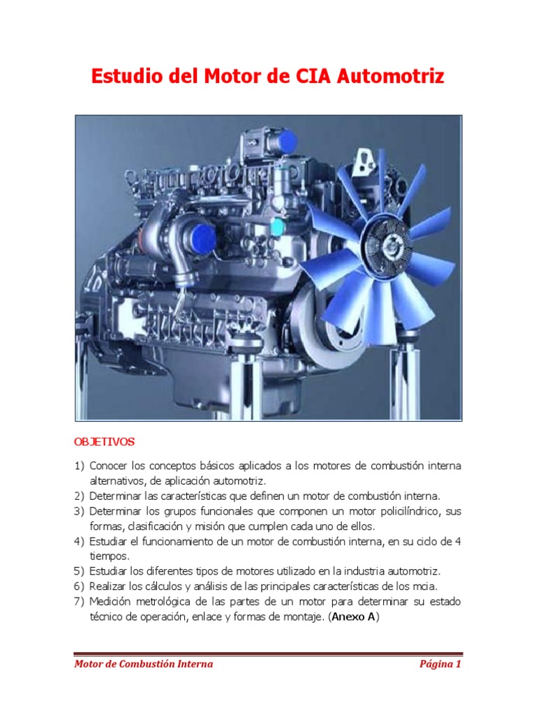 Motores de Combustión Interna Automotriz | PDF | Vehículo híbrido ...