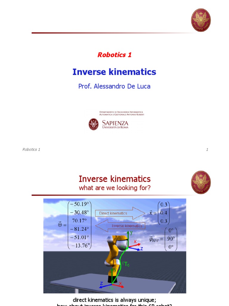 10 InverseKinematics | PDF | Numerical Analysis | Equations