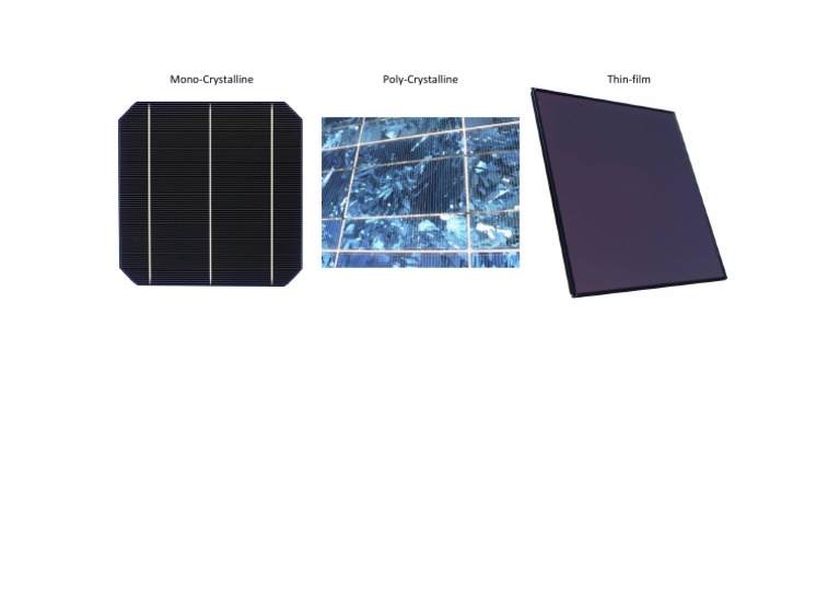 Types of Solar Cell | PDF