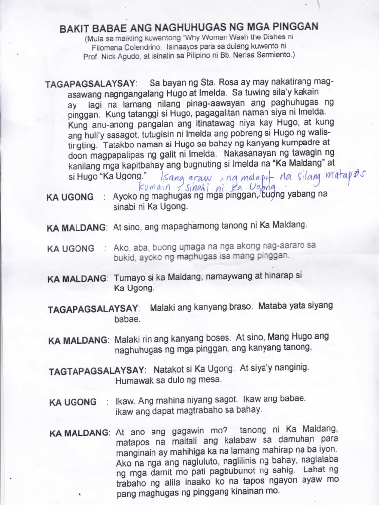 Bakit Babae Naghuhugas Ng Pinggan