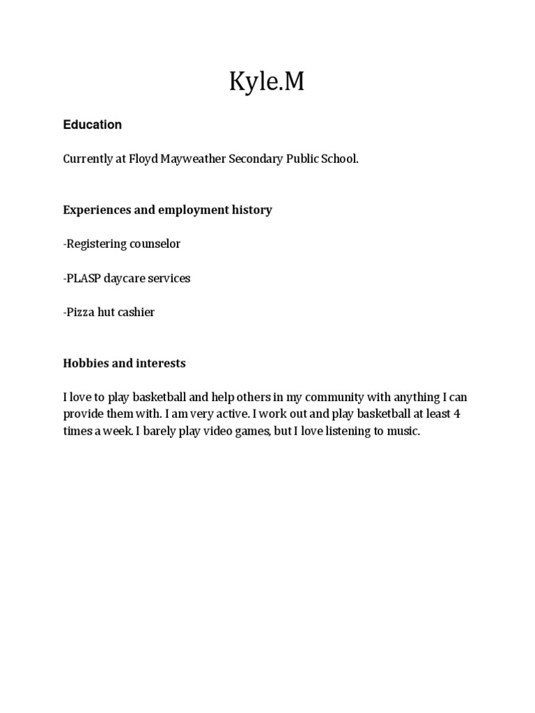 Fake Resume | PDF