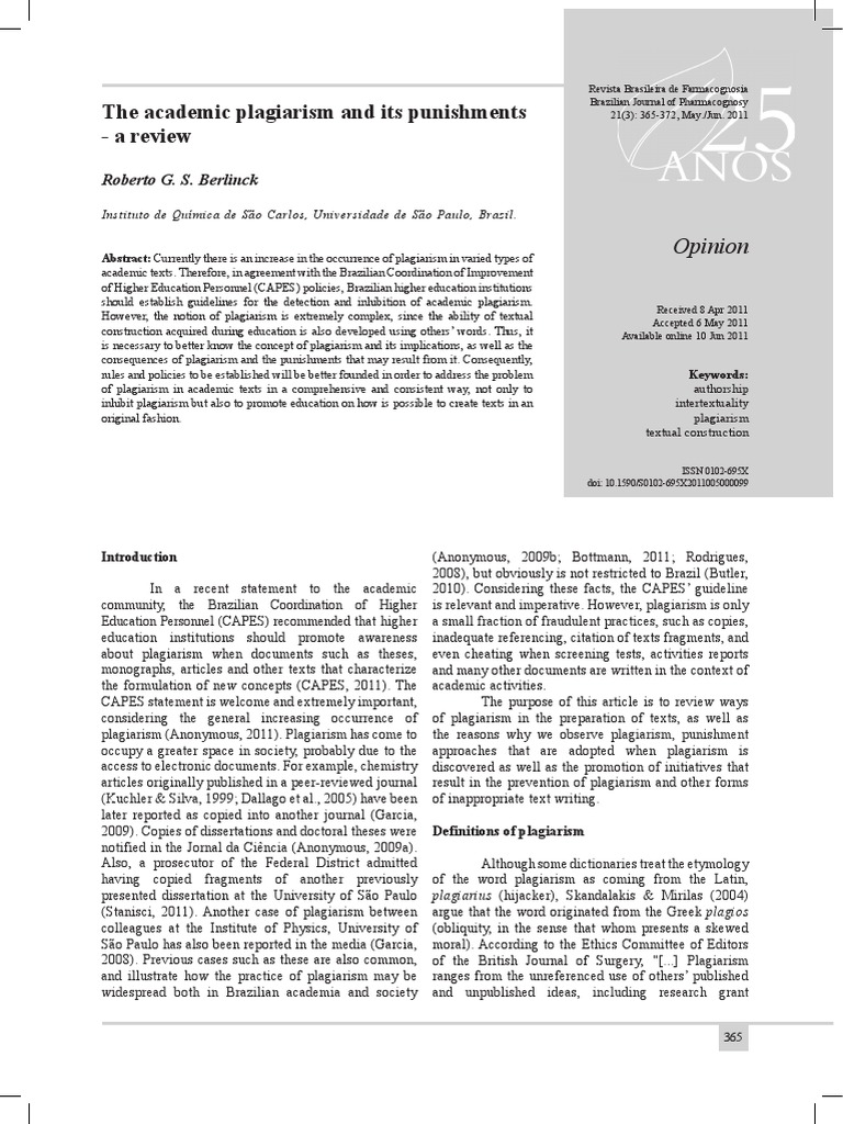 The Academic Plagiarism and Its Punishments PDF | PDF | Plagiarism ...