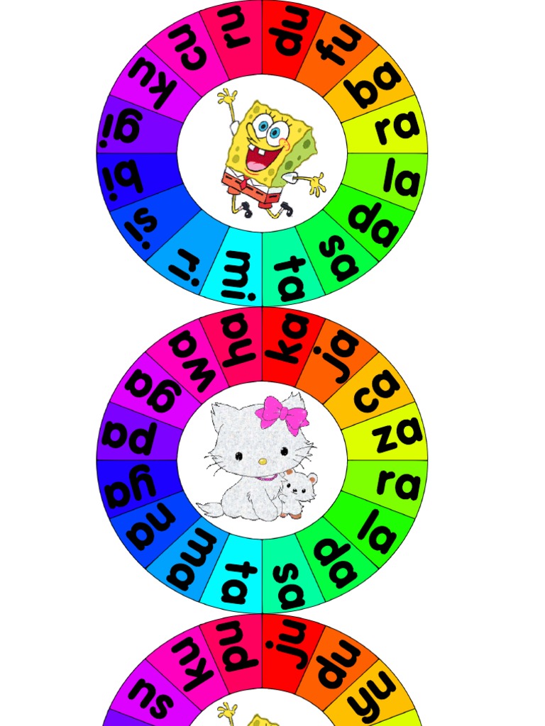 Roda Huruf Dan Suku Kata | PDF