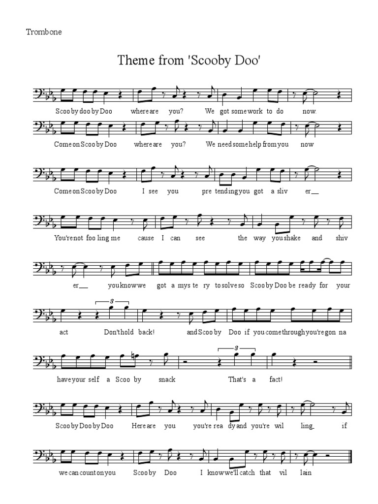 Scooby Doo Theme Song