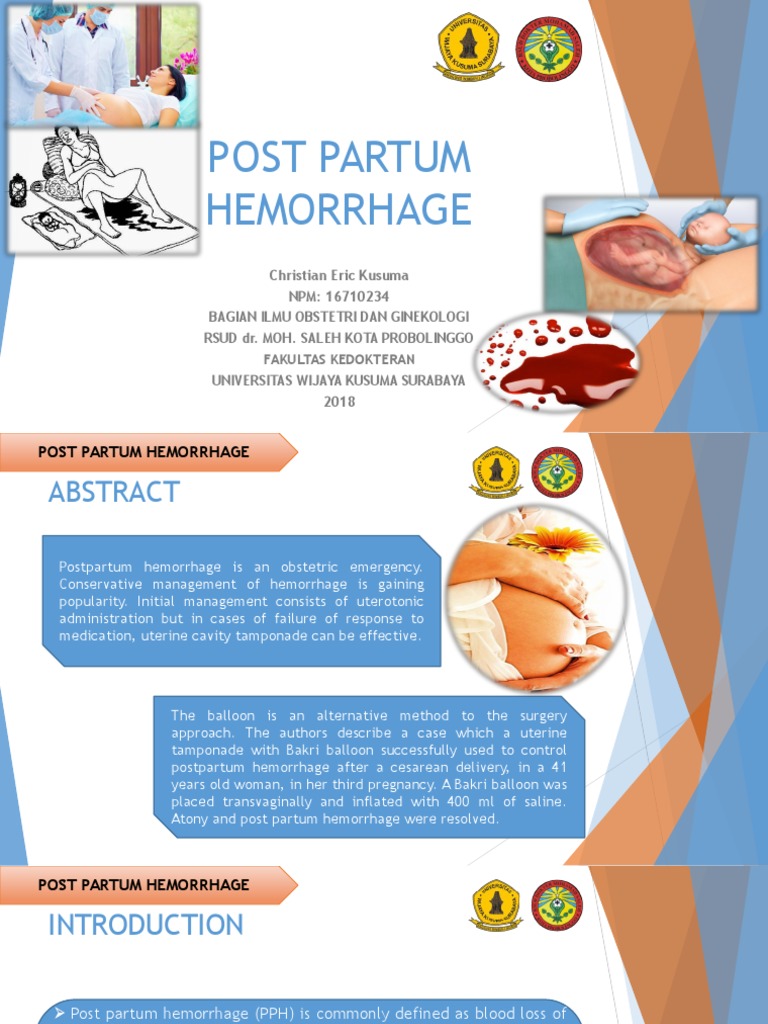 Bakri Balloon in Postpartum Hemorrhage | PDF | Bleeding | Childbirth