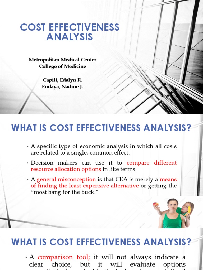 Cost Effectiveness | Download Free PDF | Cost Effectiveness Analysis ...
