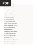 Shel Silverstein's "Sick" Poem | PDF
