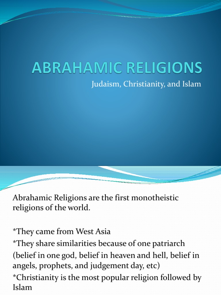 Abrahamic Religions | Tanakh | Torah