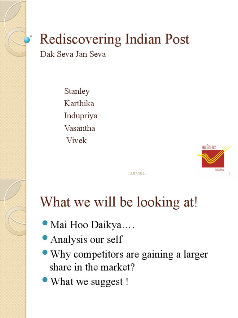 Rediscovering Indian Post: Dak Seva Jan Seva | PDF | Postage Stamp ...