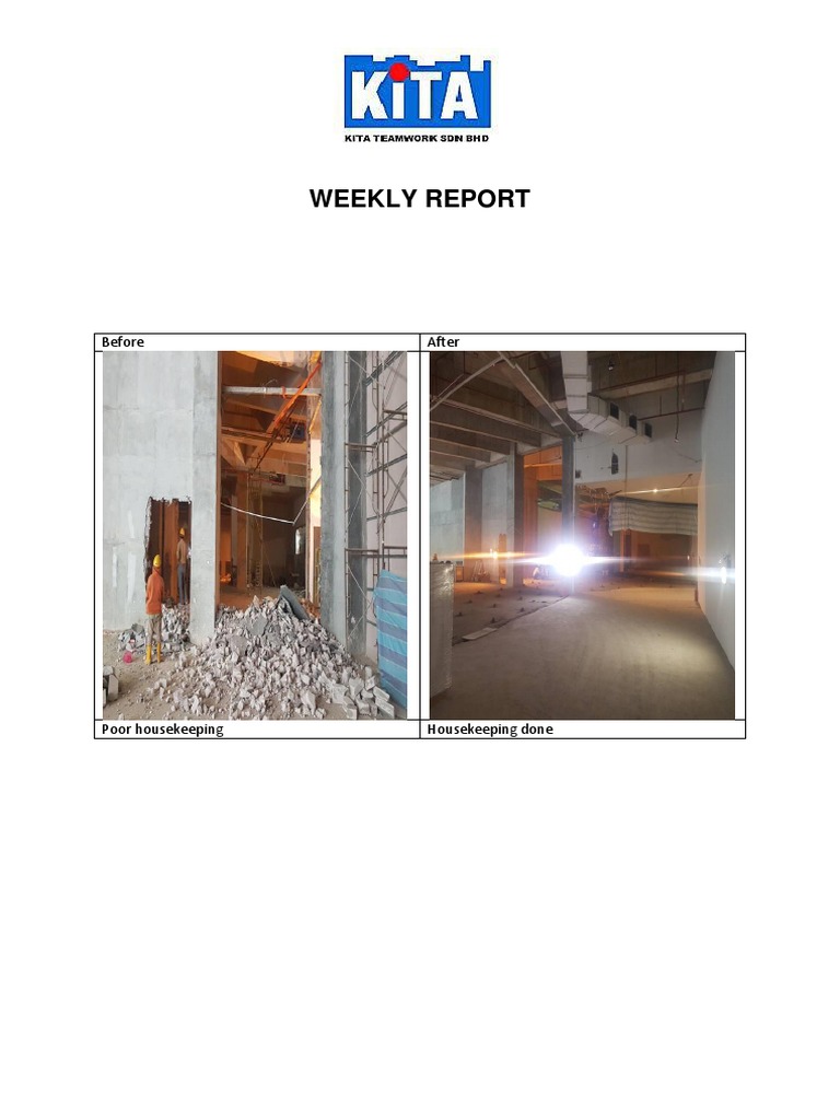 Weekly Report: Before After | PDF