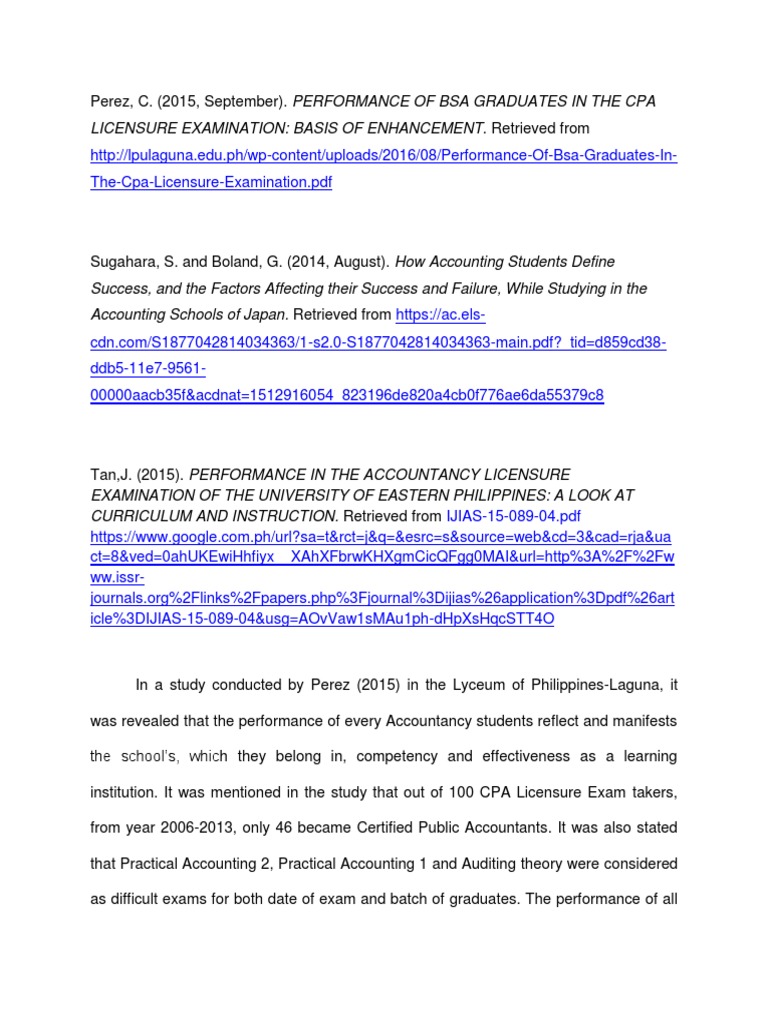 Sample RRL For In-House Review | PDF | Certified Public Accountant ...