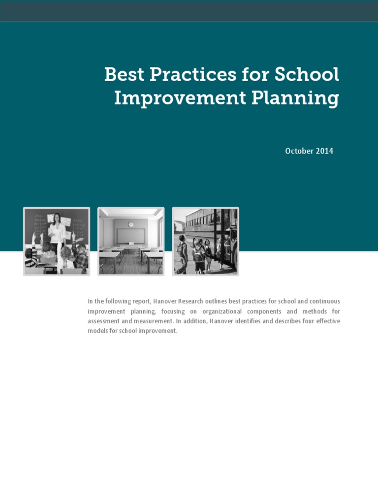 Best Practices For School Improvement Planning | PDF | Needs Assessment ...