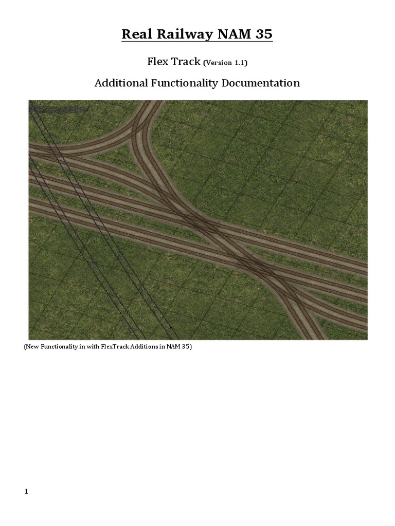 RealRailway NAM 35 FlexTrack and FARR Manual | PDF | Orthogonality | Transport