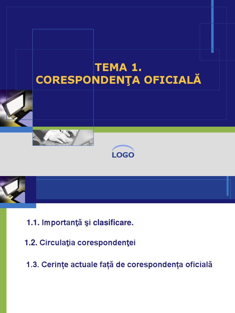 Corespondenta oficiala