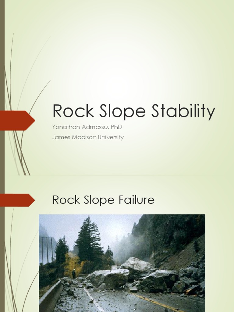 Kinematic Analysis of Rock Slope Stability | PDF | Landslide | Geology