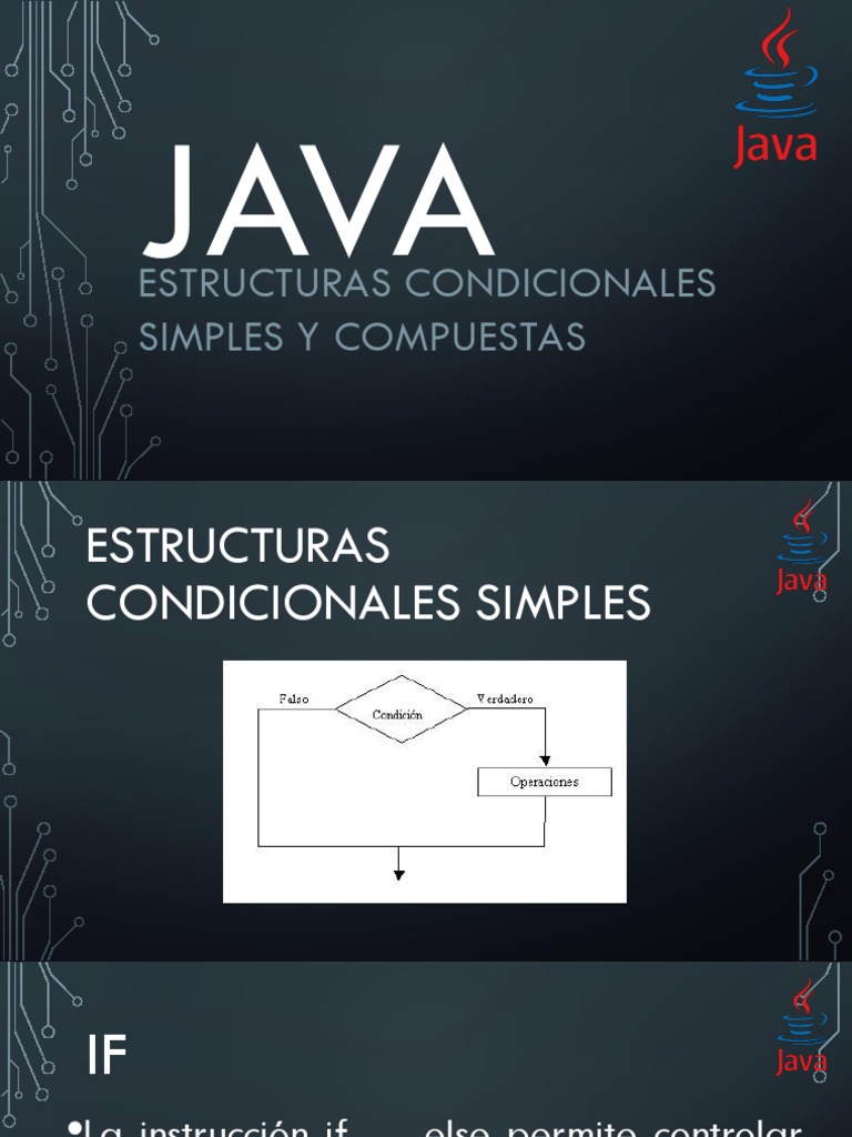 Java (3) Estructuras Condicionales Simples y Compuestas | PDF