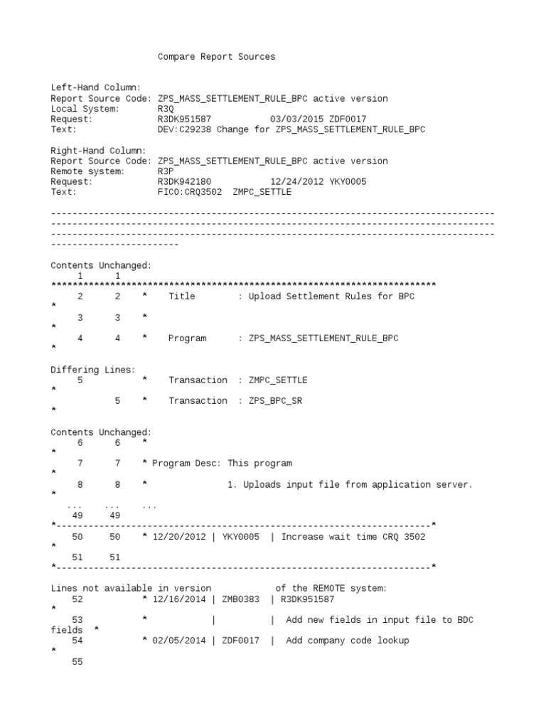 Settlement Program Change | Download Free PDF | Parameter (Computer ...