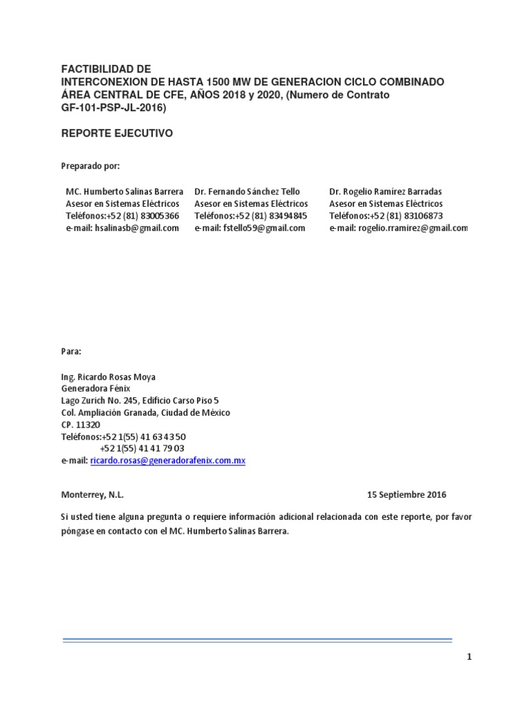 EF CCC Jorge Luque 15 Sep 2016 | PDF | Subestacion electrica | Energia ...