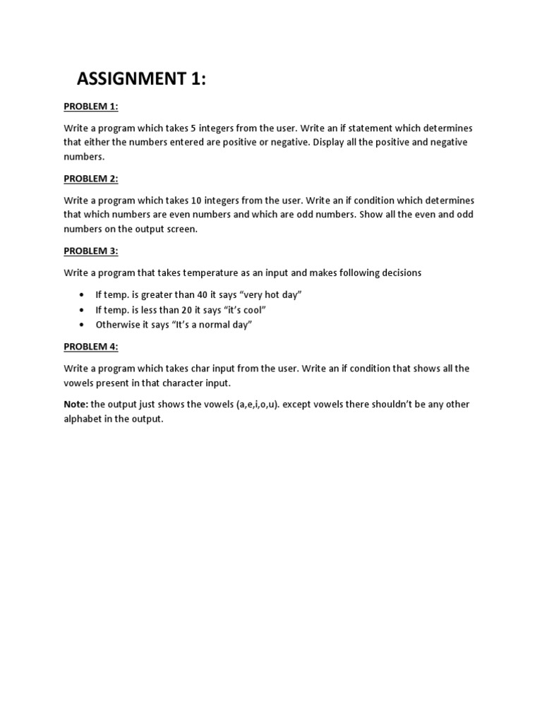 Assignment 1:: Problem 1 | PDF | Computer Programming | Computing