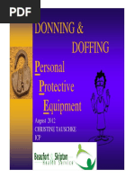 Donning and Doffing Protocol PDF | PDF