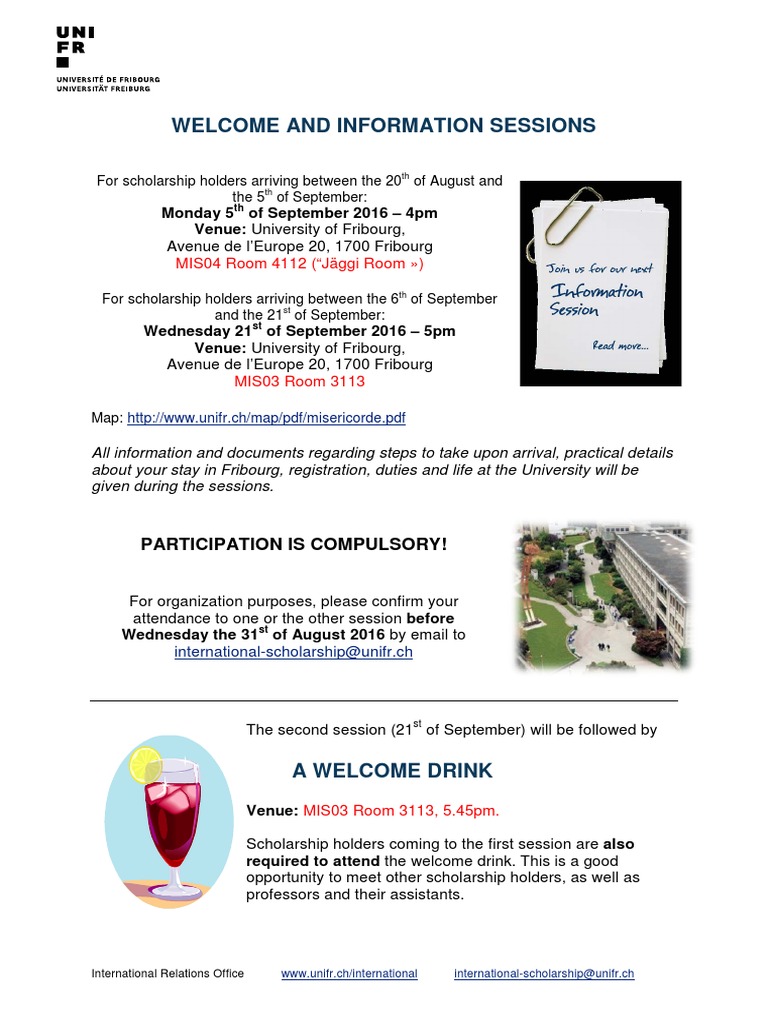 Welcome Sessions Invitation 09.2016 | PDF