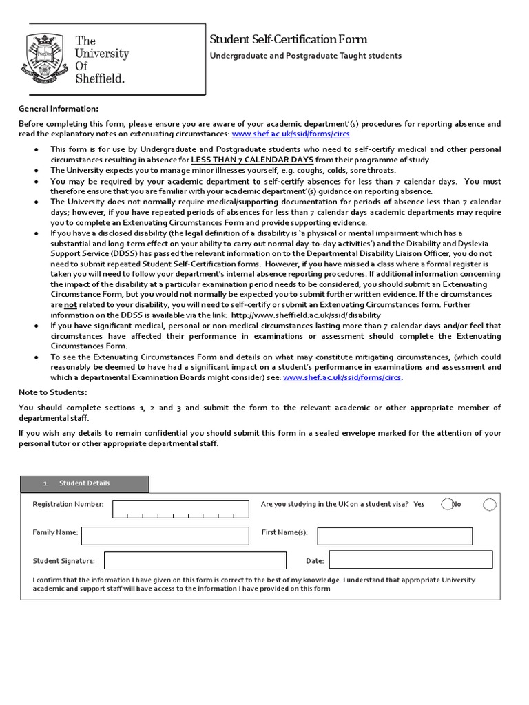 SSC Form | PDF | Mitigating Factor | Disability