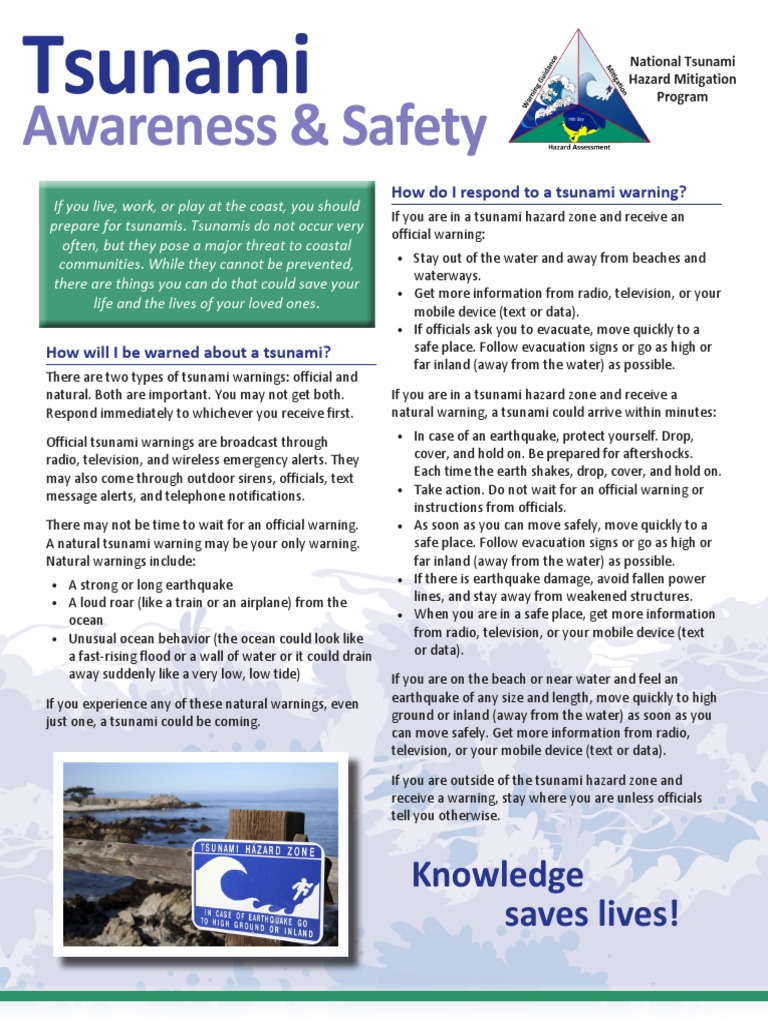 Coastal Tsunami Safety Guide | PDF | Tsunami | Emergency Evacuation