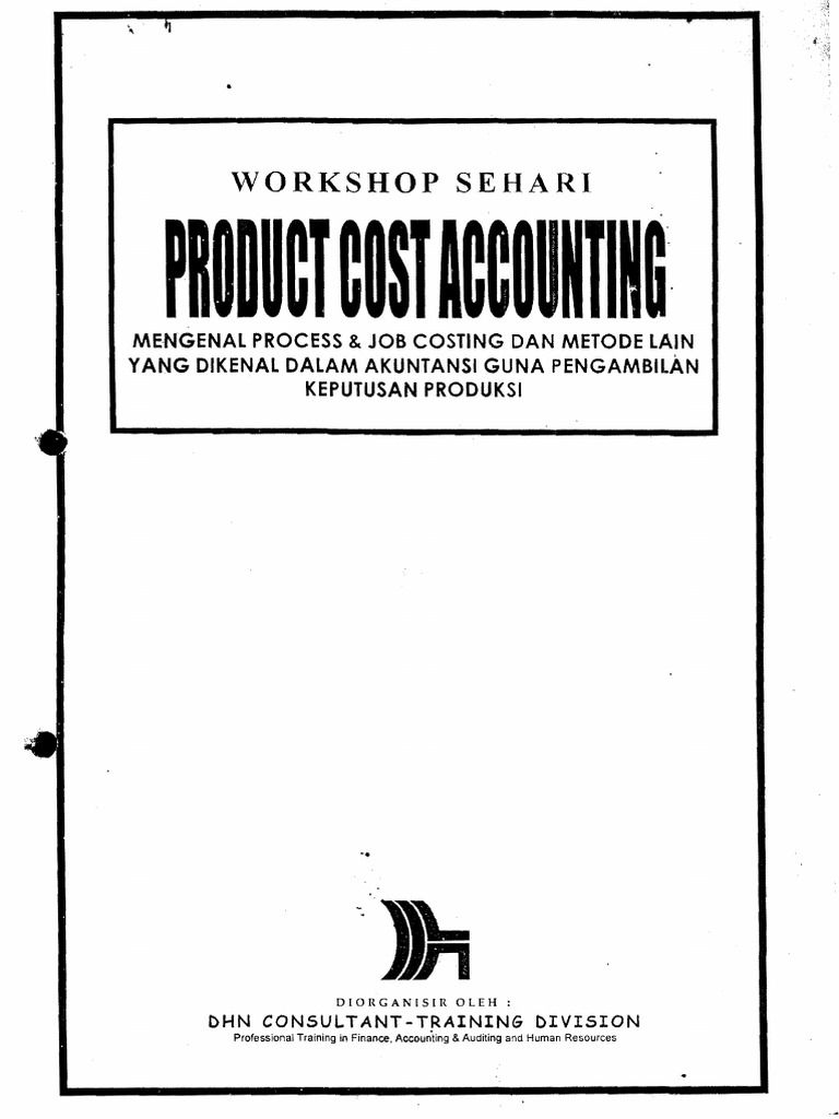 Product Cost Accounting | PDF